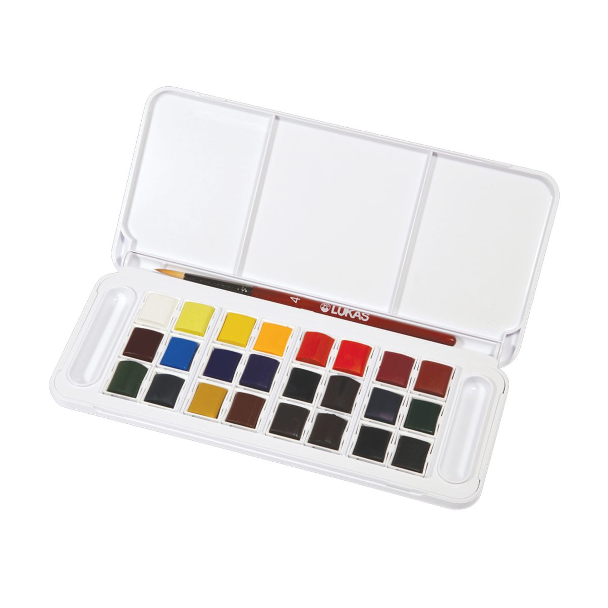 LUKAS Studio Watercolor Travel Set 24 Half Pan - Lukas